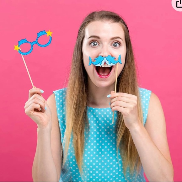 Party Supplies | Opuhohr 25 Pcs Marine Party Photo Booth Props Kit Nip ...